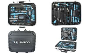 QUANTOOL gereedschap-set, 110-delige koffer - Clips & Paper